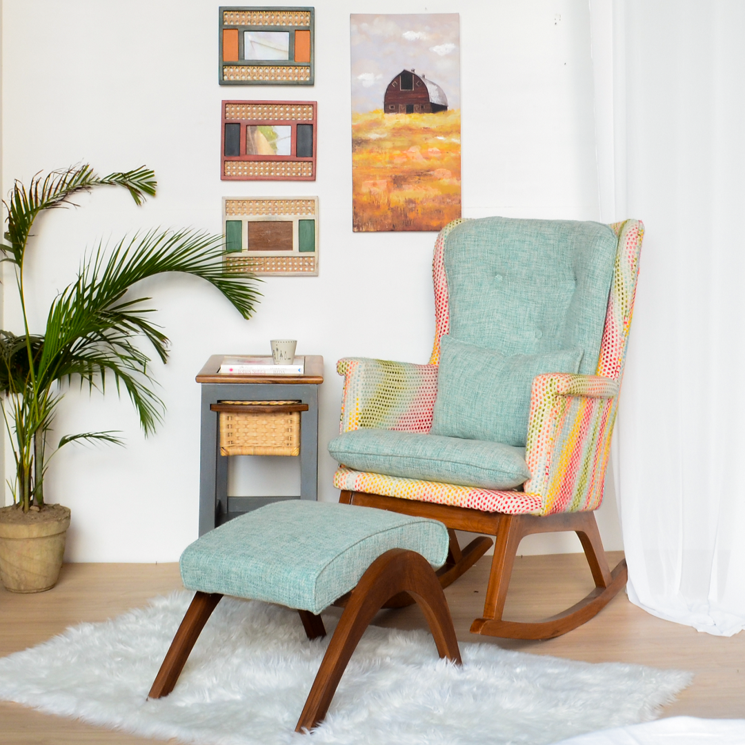 Samdrup Teak Wood Rocking Chair – Archizy
